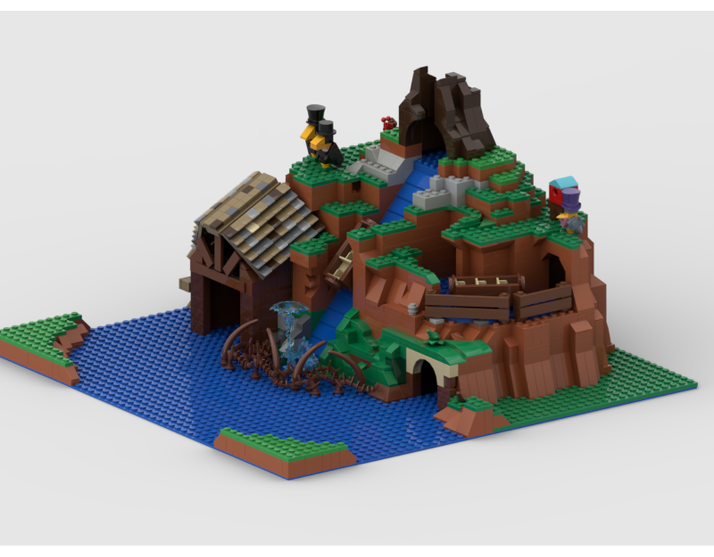 LEGO MOC Splash Mountain by Joshymyboy | Rebrickable - Build with LEGO