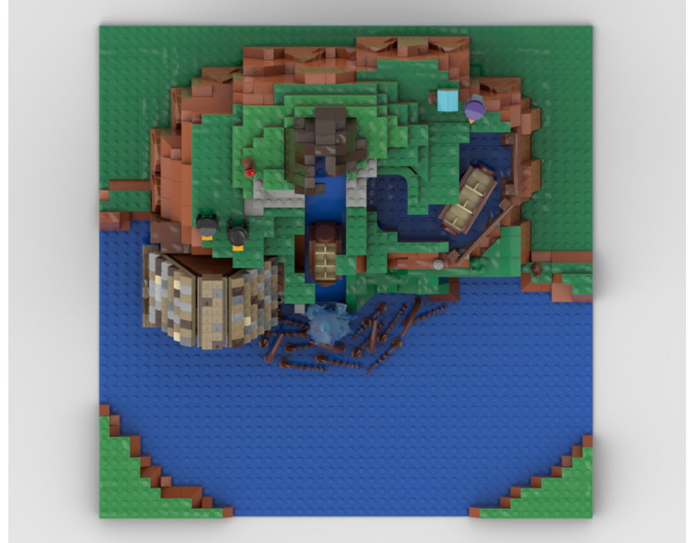LEGO MOC Splash Mountain by Joshymyboy | Rebrickable - Build with LEGO