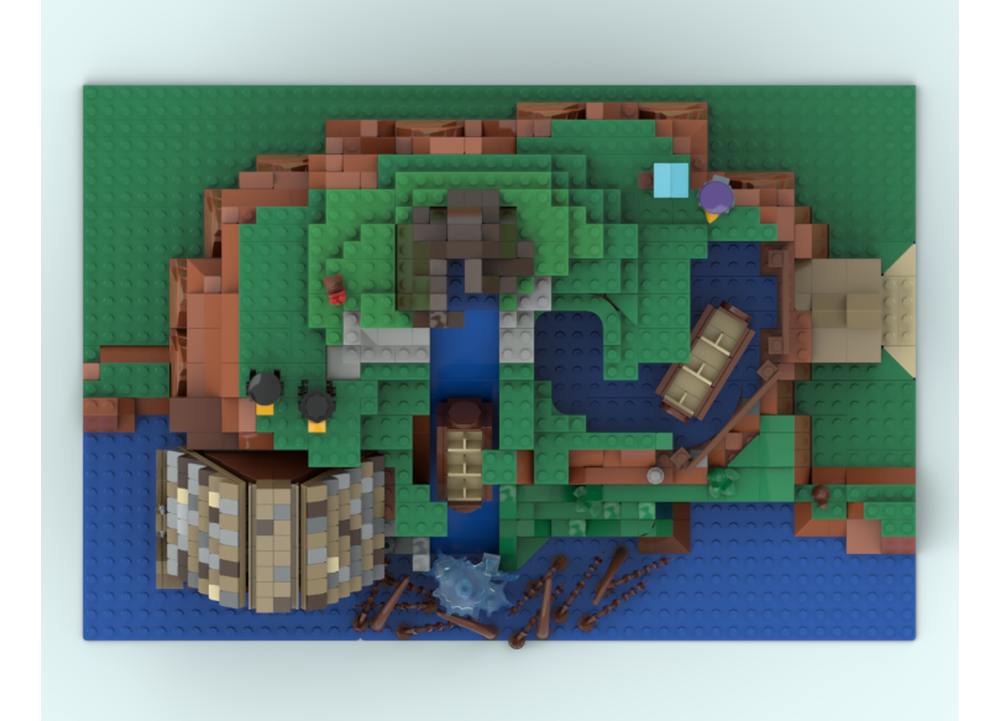 LEGO MOC-217671 Splash Mountain by Joshymyboy | Rebrickable - Build ...