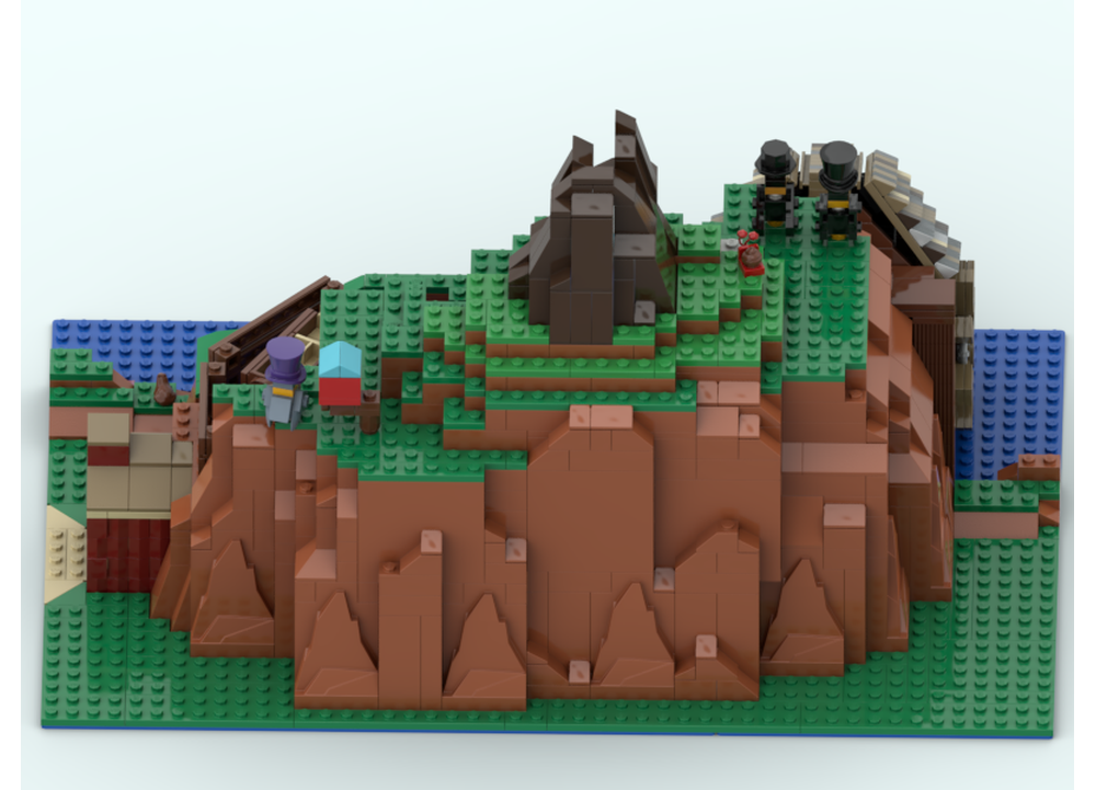 LEGO MOC Splash Mountain by Joshymyboy | Rebrickable - Build with LEGO