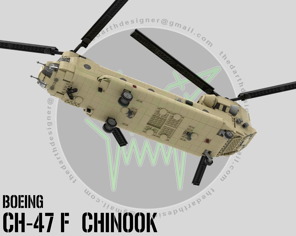 LEGO MOC Boeing | CH-47 F CHINOOK - 1:35 Scale by DarthDesigner ...