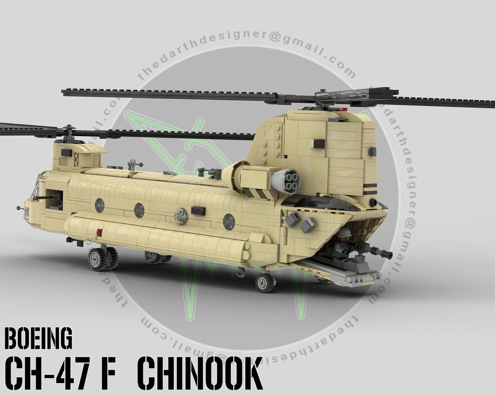 LEGO MOC Boeing | CH-47 F CHINOOK - 1:35 Scale by DarthDesigner ...