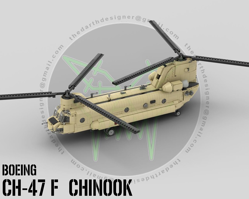 LEGO MOC Boeing | CH-47 F CHINOOK - 1:35 Scale by DarthDesigner ...