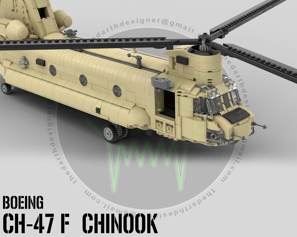 LEGO MOC Boeing | CH-47 F CHINOOK - 1:35 Scale by DarthDesigner ...