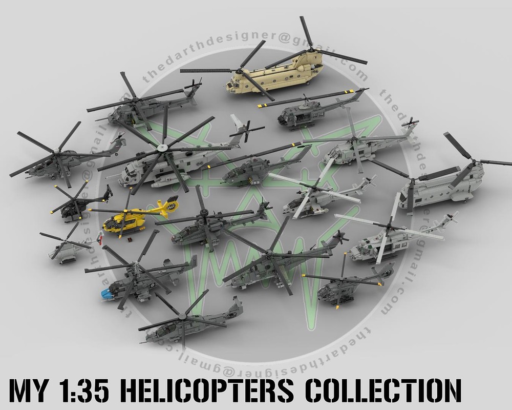 LEGO MOC Boeing | CH-47 F CHINOOK - 1:35 Scale by DarthDesigner ...