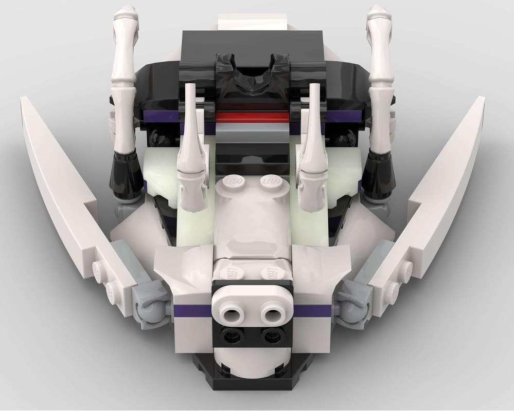 LEGO MOC Loong's Head From 80028 by uminuo | Rebrickable - Build with LEGO