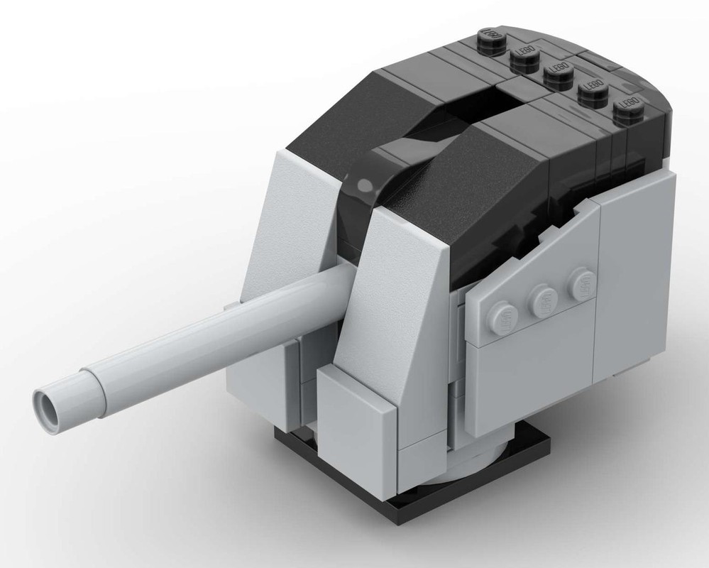 LEGO MOC US Single Mount 5"/38 Naval Gun by 81stBrickBattalion ...