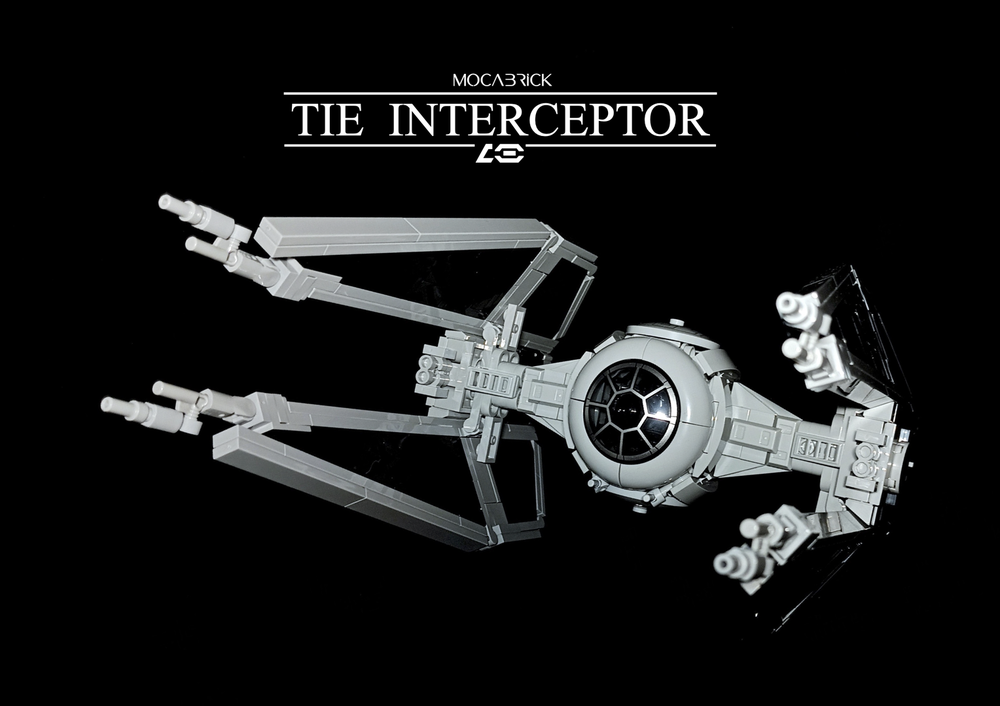 LEGO MOC TIE Interceptor by MOCaBrick | Rebrickable - Build with LEGO