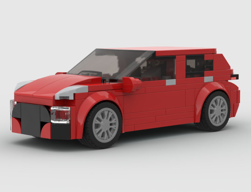 LEGO MOC Compact Car 2 by Jingaling | Rebrickable - Build with LEGO
