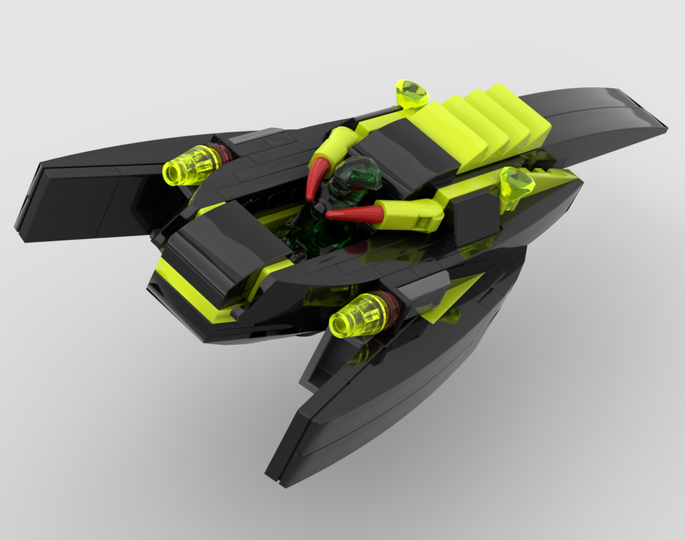 LEGO MOC Small Alien Interceptor by Sawdust_Mocs | Rebrickable - Build ...