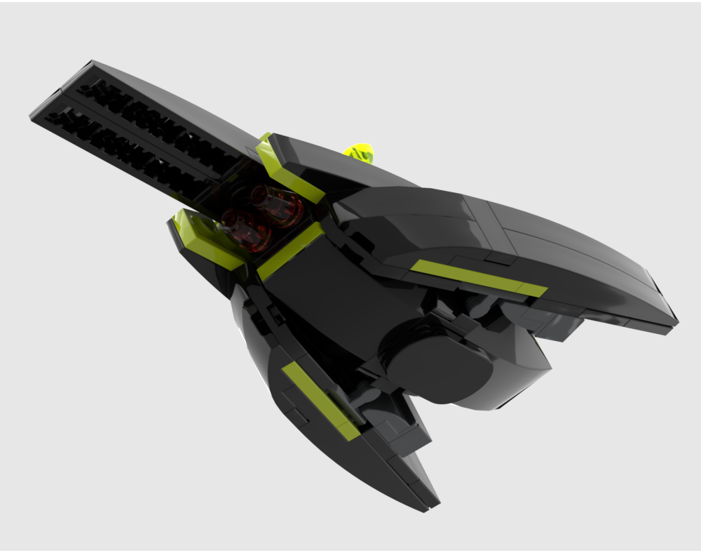 LEGO MOC Small Alien Interceptor by Sawdust_Mocs | Rebrickable - Build ...