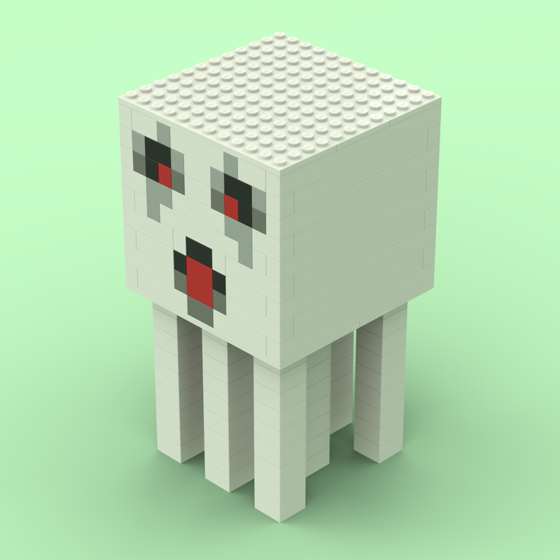 LEGO MOC Computer Game Style Ghast by otterbournelego | Rebrickable ...