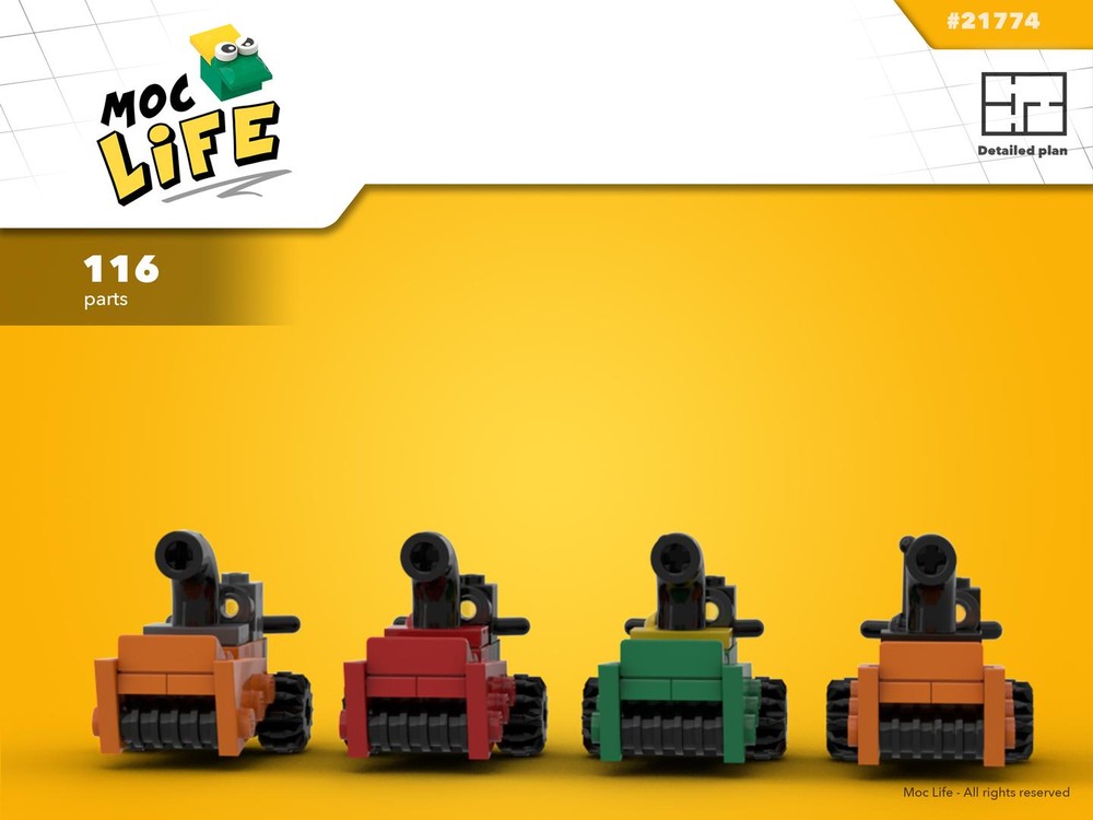 Lego Moc Snow Blowers By Moclife Rebrickable Build With Lego