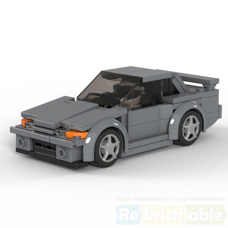 LEGO MOC Nissan Skyline GT-R R32 by MinifigGarage | Rebrickable - Build ...