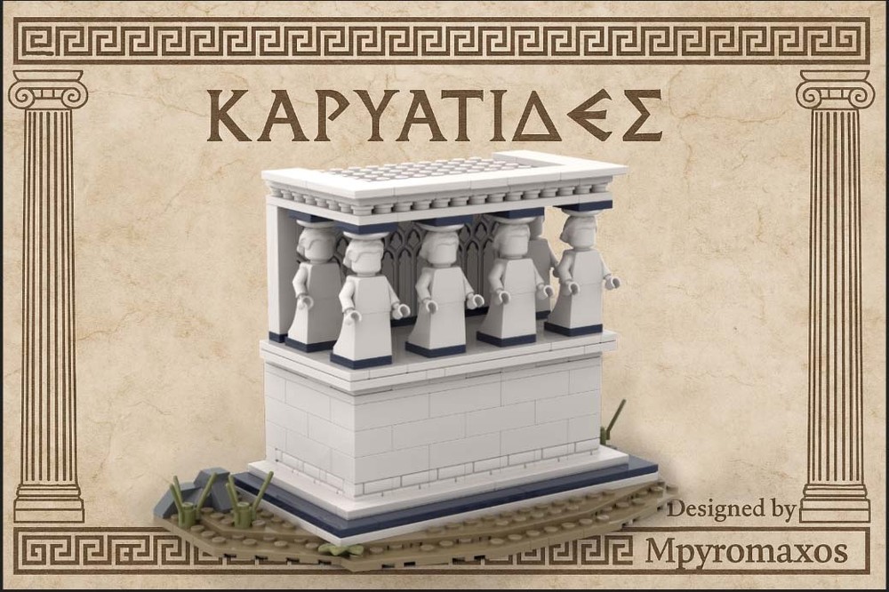 LEGO MOC Caryatids – A Tribute to Ancient Greek Architecture by ...