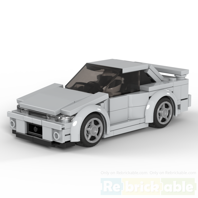 LEGO MOC Nissan Skyline GT-R R33 by MinifigGarage | Rebrickable - Build ...