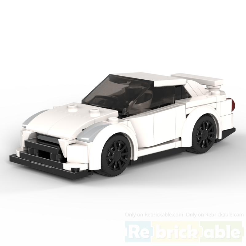 LEGO MOC Nissan GT-R R35 by MinifigGarage | Rebrickable - Build with LEGO