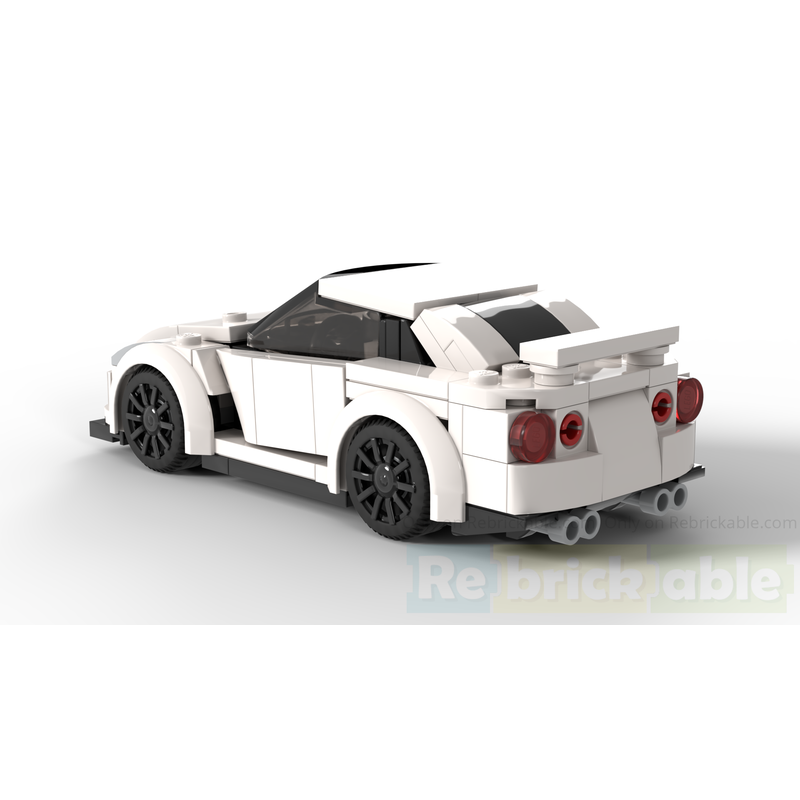 LEGO MOC Nissan GT-R R35 by MinifigGarage | Rebrickable - Build with LEGO