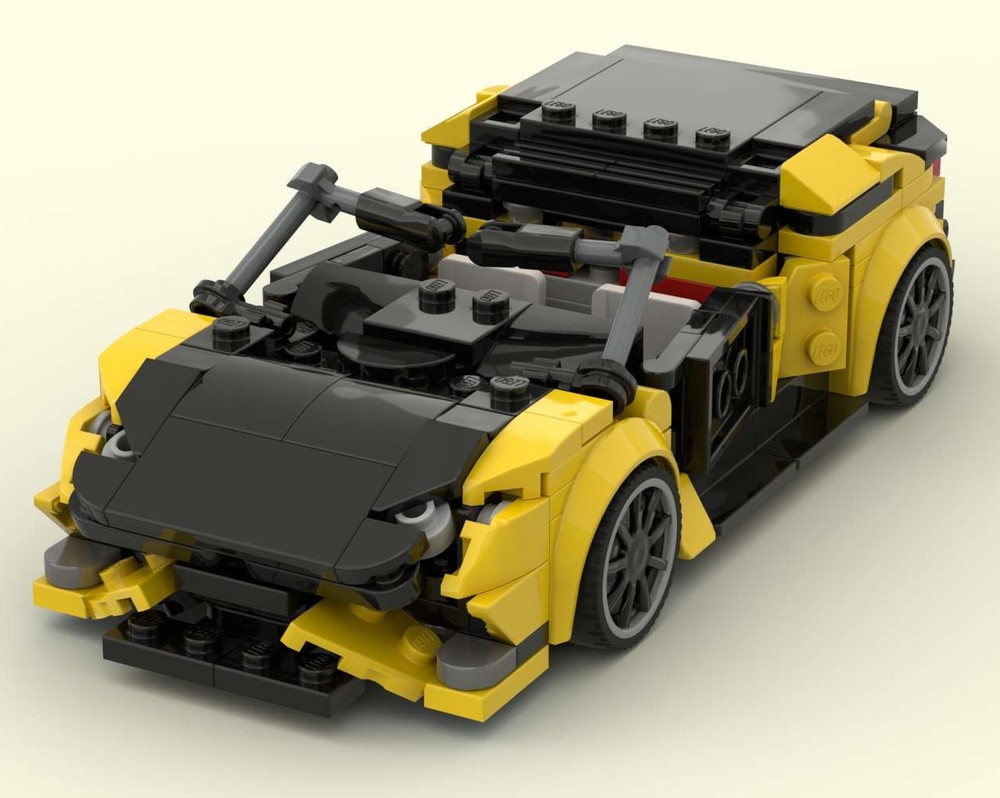 LEGO MOC 76924 Lamborghini Huracan EVO Spyder by THUND3R_STR1K3R | Rebrickable - Build with LEGO