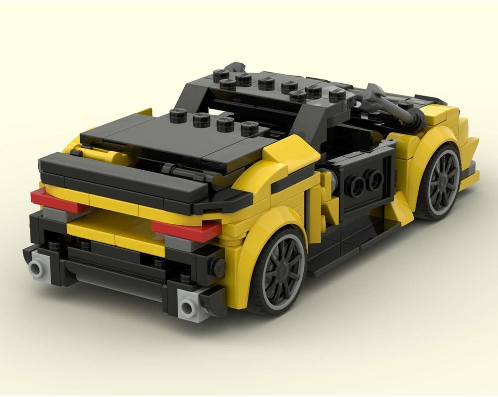 LEGO MOC 76924 Lamborghini Huracan EVO Spyder by THUND3R_STR1K3R | Rebrickable - Build with LEGO