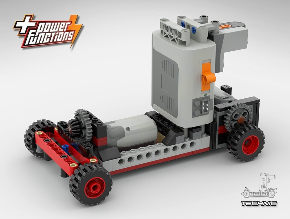 LEGO MOC-217761 Simple RC Car - Steering With Gear Rack V1.1 by ...