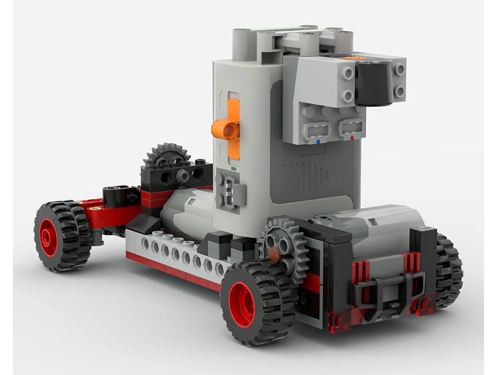 LEGO MOC Simple RC Car - Steering With Gear Rack V1.1 by Agilinzzz ...