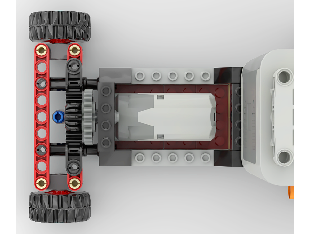 LEGO MOC Simple RC Car - Steering With Gear Rack V1.1 by Agilinzzz ...