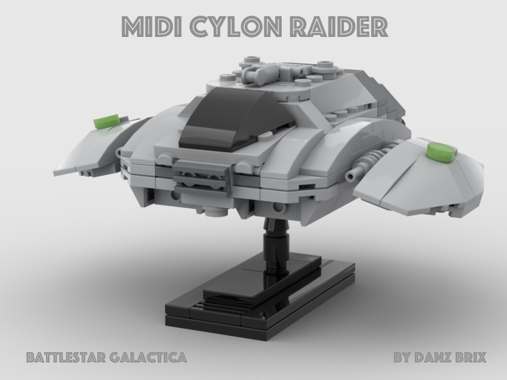 LEGO MOC Midi Cylon Raider by DanzBrix | Rebrickable - Build with LEGO