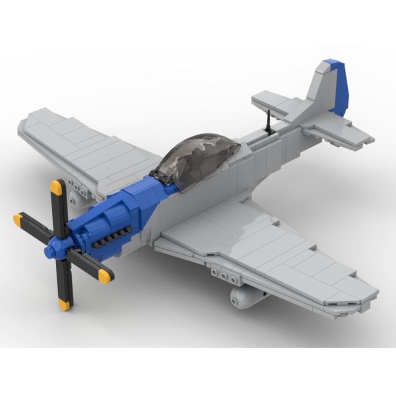 LEGO MOC P-51D Mustang 1:35 scale model by Afol_lego_planes ...
