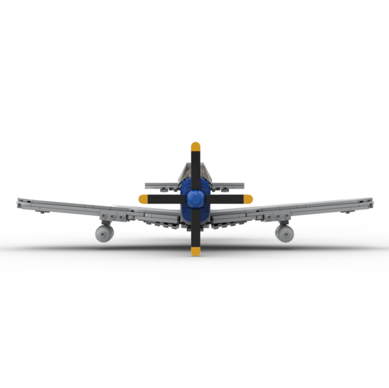 LEGO MOC P-51D Mustang 1:35 scale model by Afol_lego_planes ...