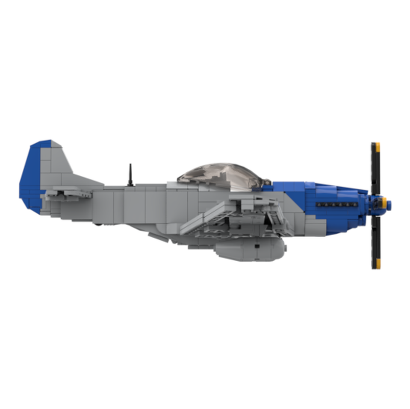 LEGO MOC P-51D Mustang 1:35 scale model by Afol_lego_planes ...