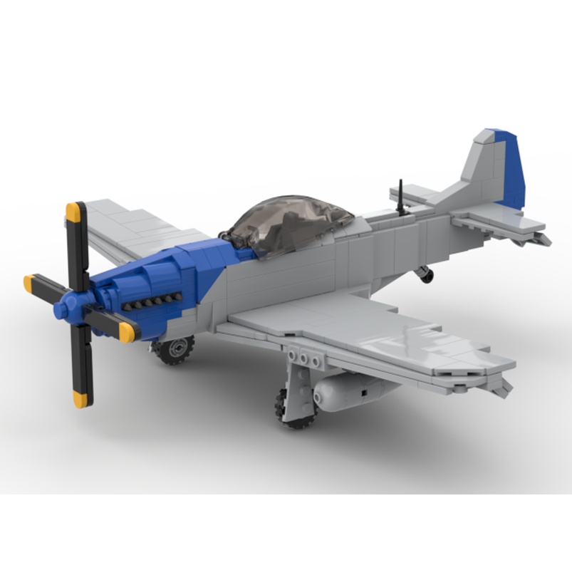 LEGO MOC P-51D Mustang 1:35 scale model by Afol_lego_planes ...