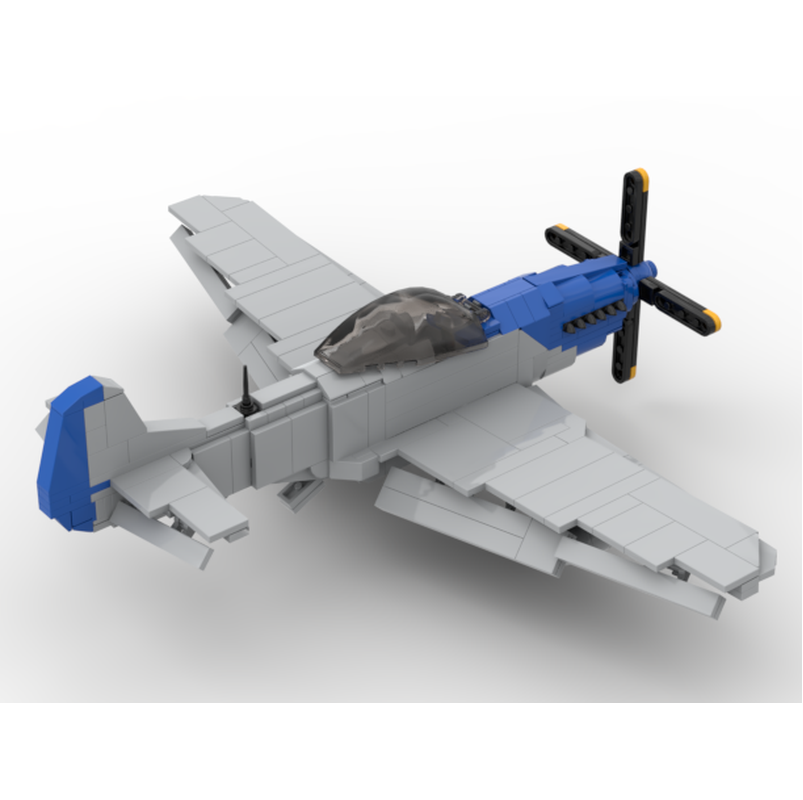 LEGO MOC P-51D Mustang 1:35 scale model by Afol_lego_planes ...