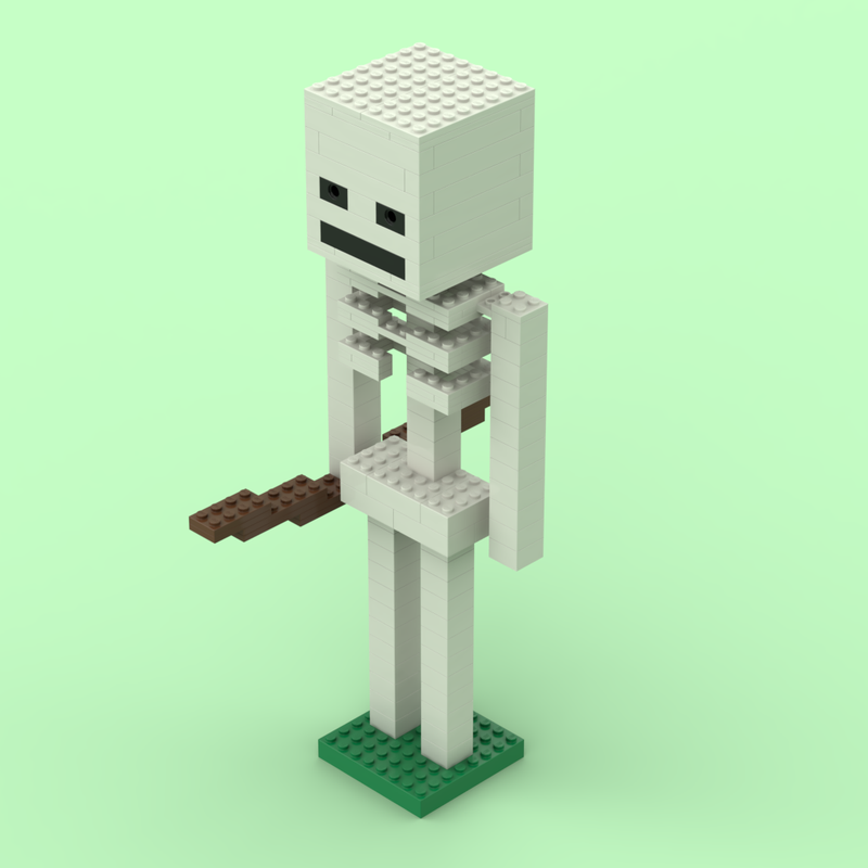 LEGO MOC Computer Game Style Skeleton by otterbournelego | Rebrickable ...