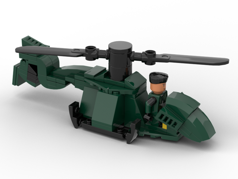LEGO MOC Mini Helicopter by pillow112 | Rebrickable - Build with LEGO