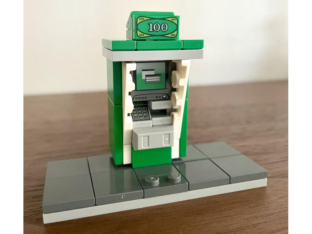 LEGO MOC Green ATM by Momoplayslego | Rebrickable - Build with LEGO