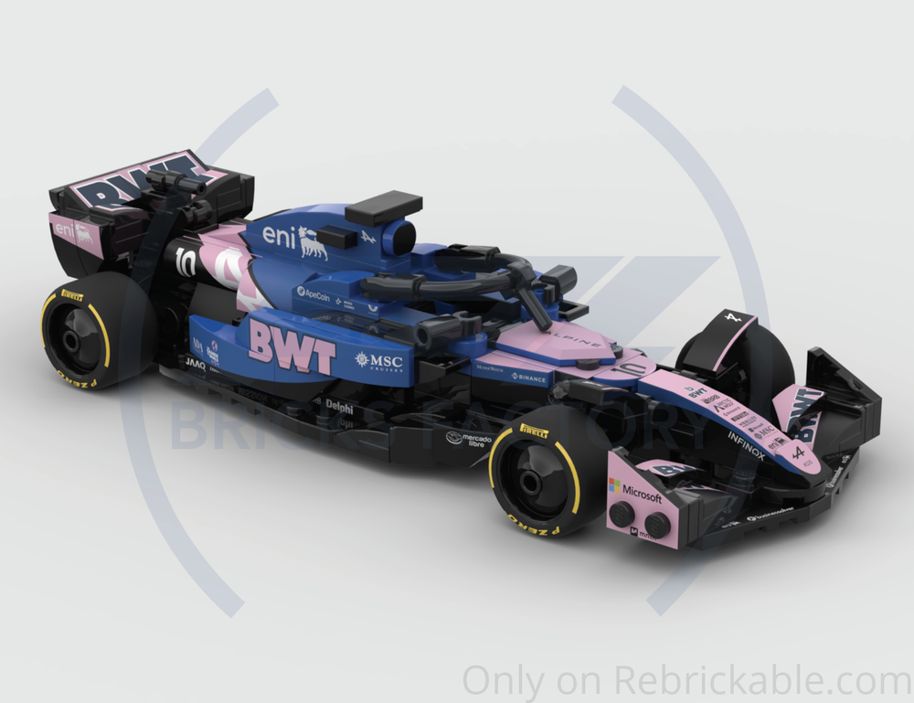 LEGO MOC F1 Alpine A525 by Pit Lane Bricks Factory | Rebrickable ...