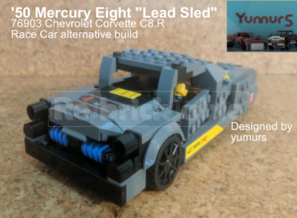 LEGO MOC 76903 - '50 Mercury Eight "Lead Sled" by yumurs | Rebrickable ...