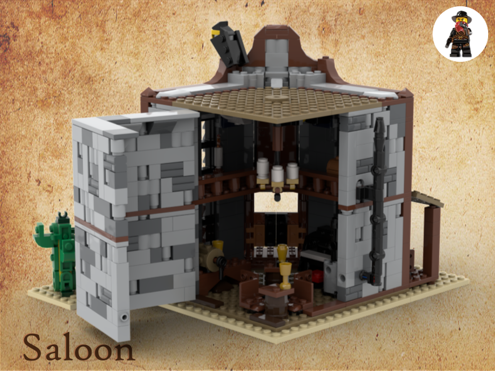 LEGO MOC Western Town - Saloon & Sheriff’s Office (2x 31120) by ...