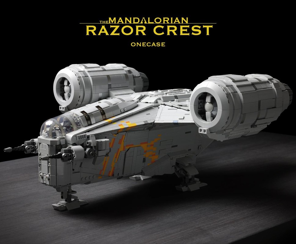 Lego Moc Razor Crest By Onecase Rebrickable Build With Lego