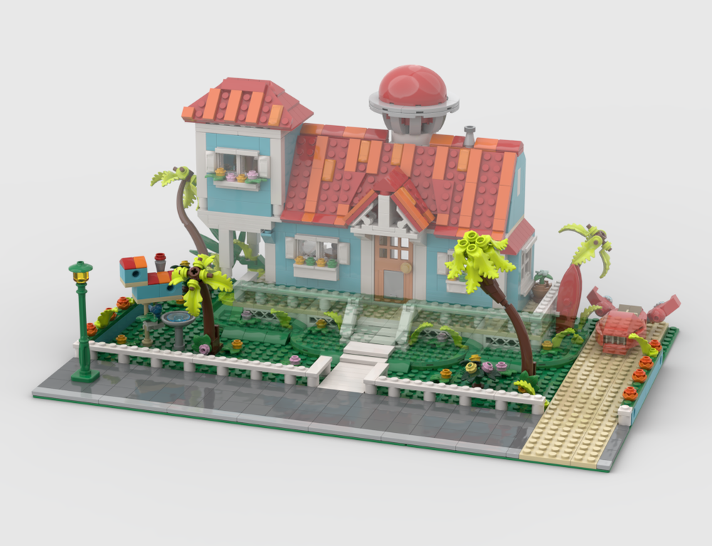 LEGO MOC Display for set 43268 - Lilo and Stitch Beach House by gabizon ...