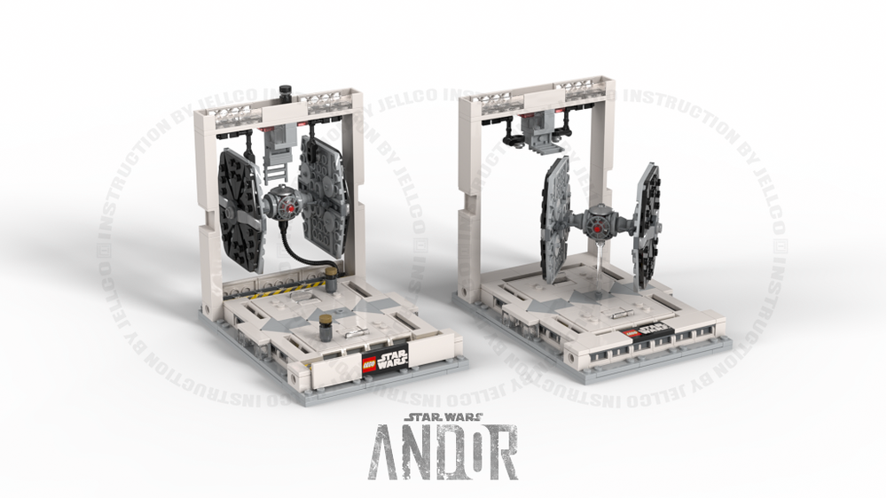 LEGO MOC Micro Diorama : Hangar for Imperial Starfighters PART I by ...