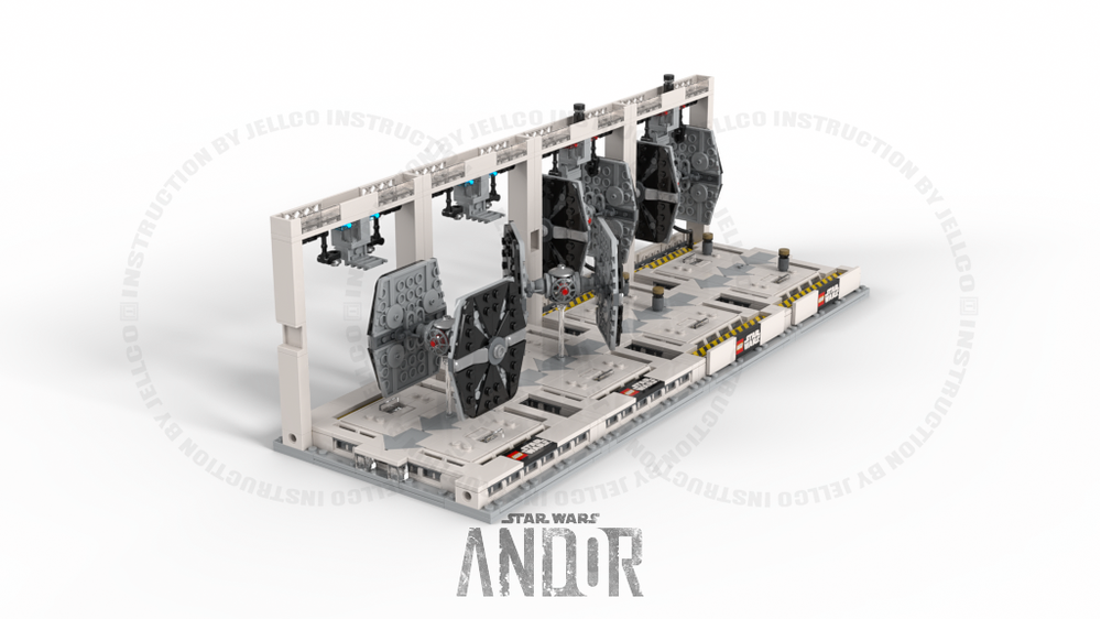 LEGO MOC Micro Diorama : Hangar for Imperial Starfighters PART I by ...