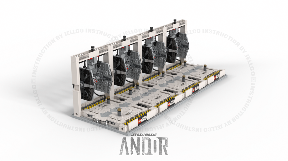 LEGO MOC Micro Diorama : Hangar for Imperial Starfighters PART I by ...