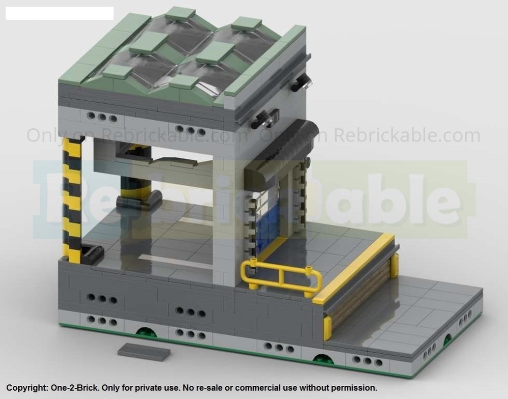 LEGO MOC V2: Modular Logistics Center - Loading Dock Vers. 2 by ONE-2 ...
