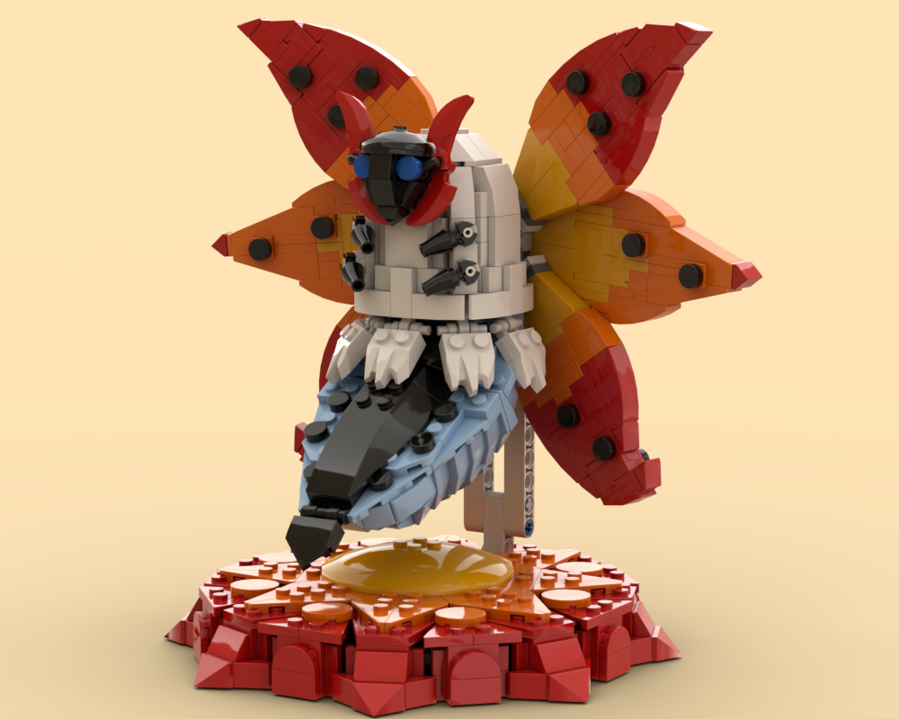 LEGO MOC-217836 Volcarona by Green73 | Rebrickable - Build with LEGO