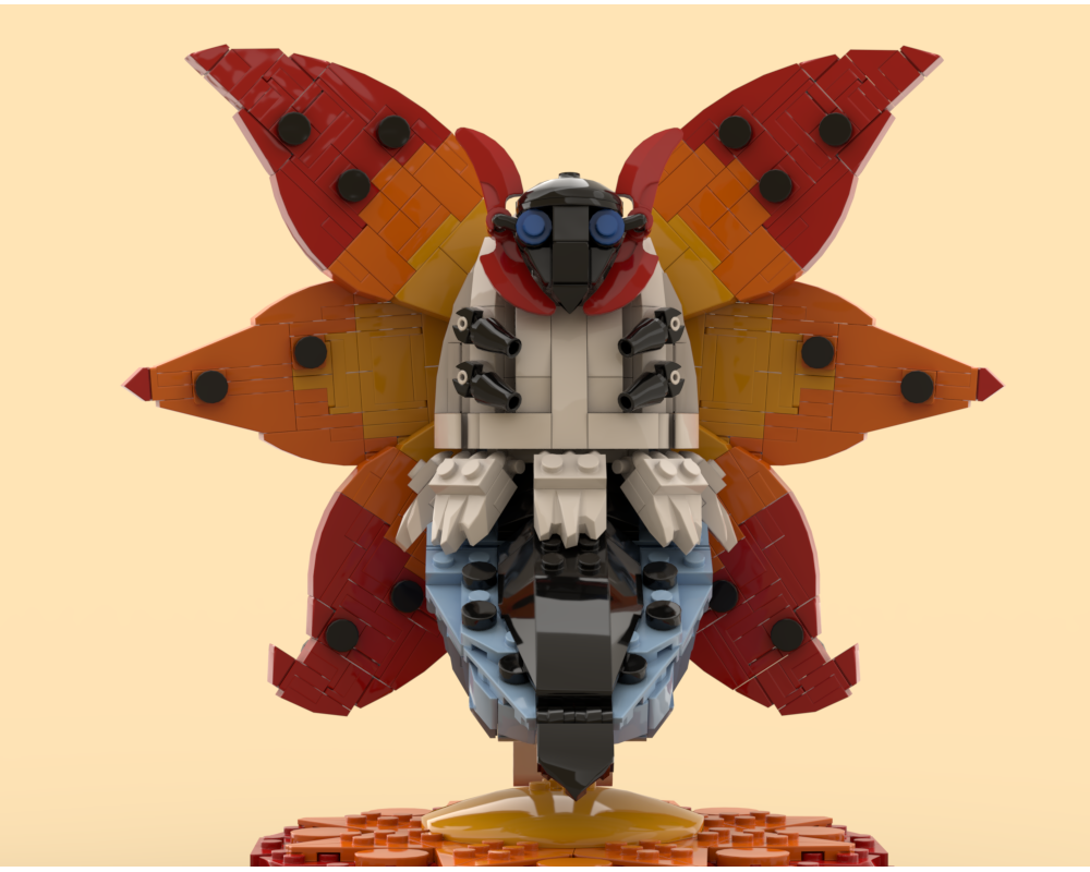 LEGO MOC-217836 Volcarona by Green73 | Rebrickable - Build with LEGO