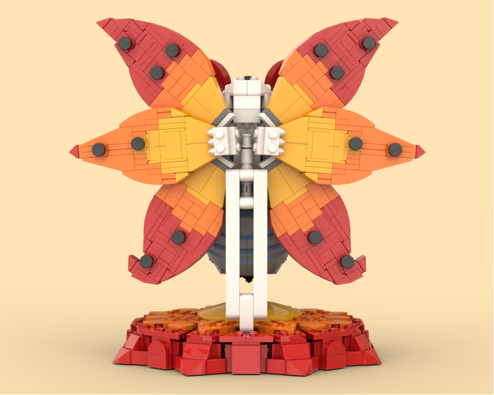LEGO MOC-217836 Volcarona by Green73 | Rebrickable - Build with LEGO