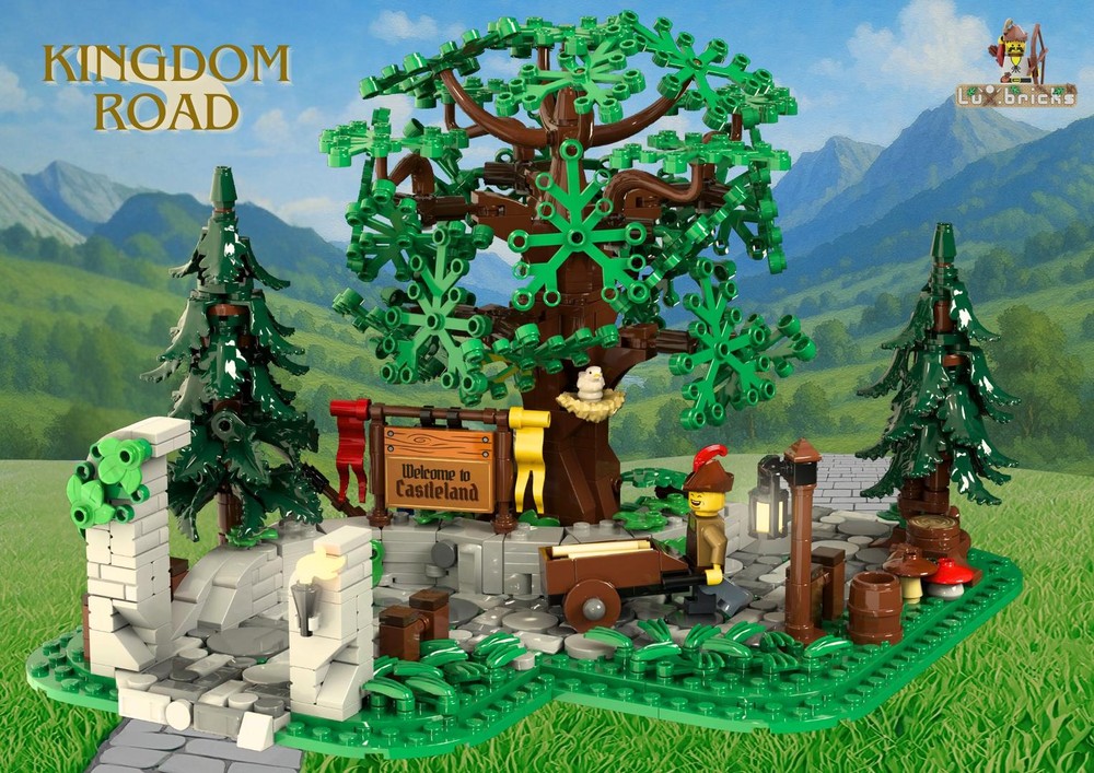 LEGO MOC Kingdom Road by lux.bricks | Rebrickable - Build with LEGO