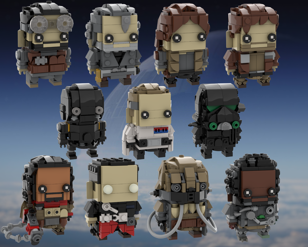 LEGO MOC Rogue One Brickheadz BUNDLE by Ant0noo | Rebrickable - Build ...